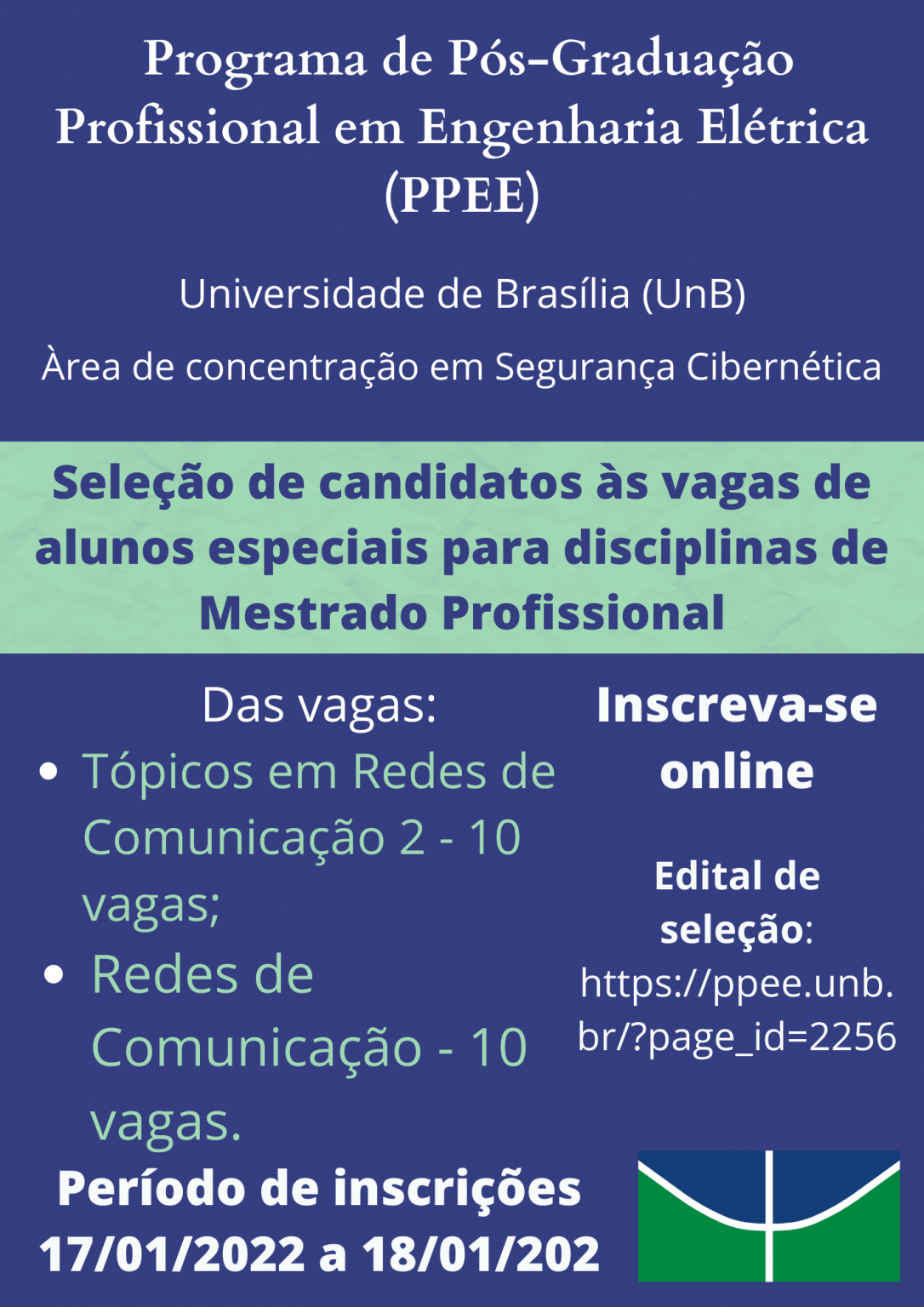 Aluno especial – PPEE UnB